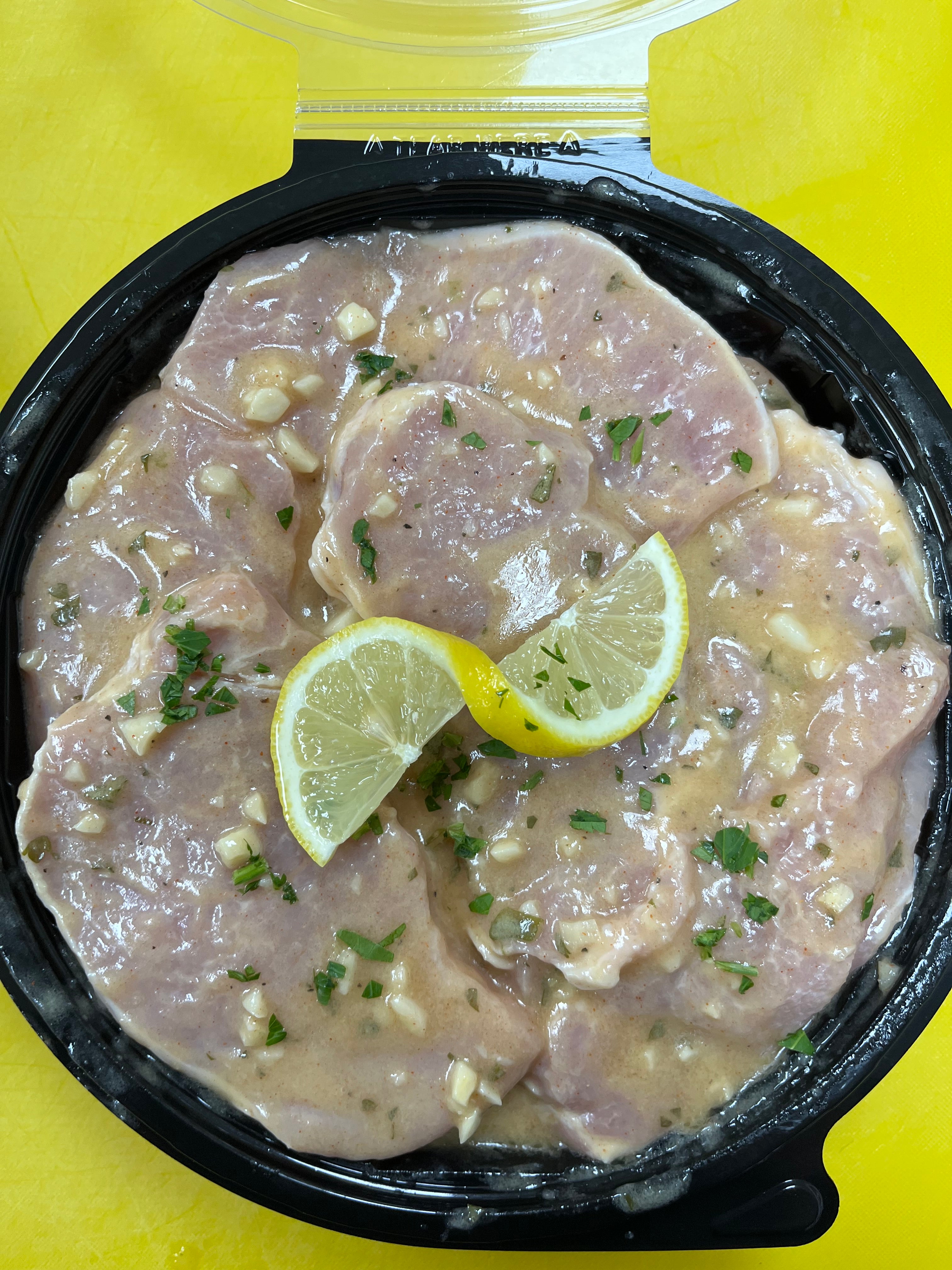 3LBS MARINATED BONELESS PORK CHOPS – Ripieno Di Milano